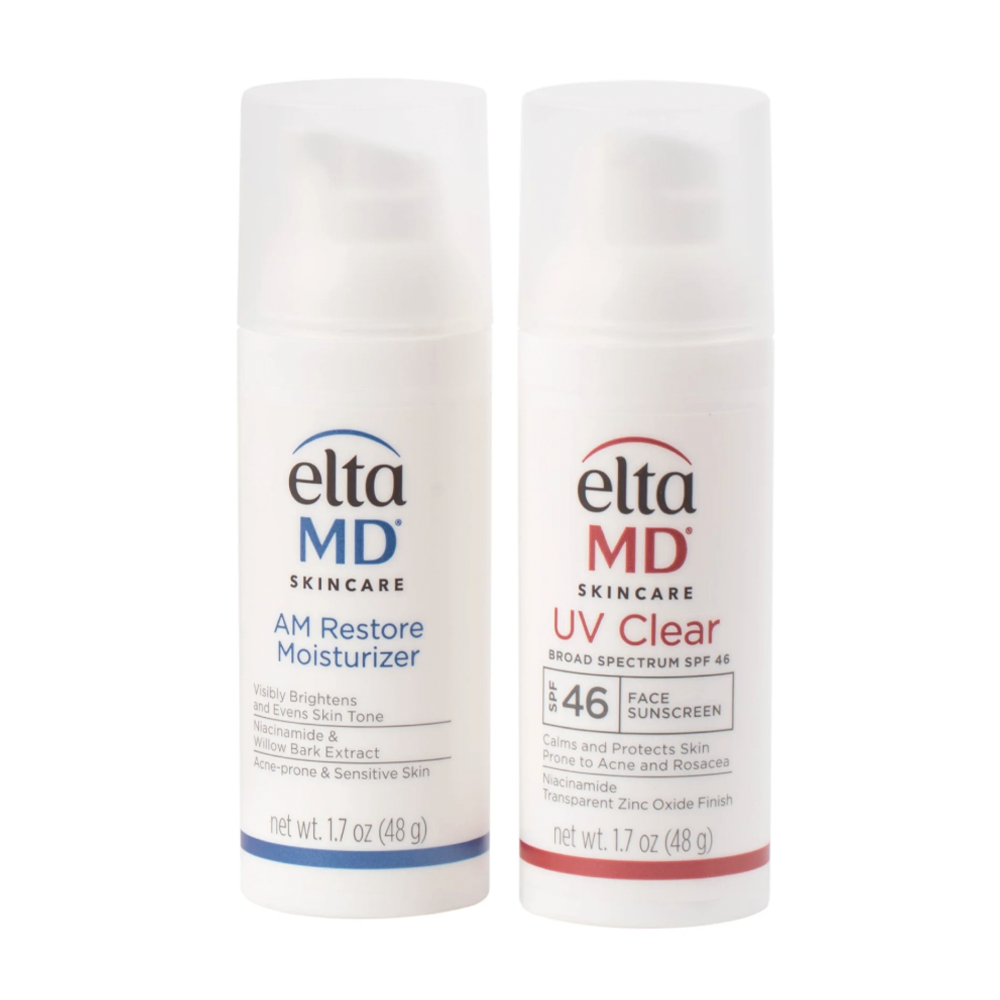 EltaMD Clear Skin Daily Duo | Acne-Prone Skin Kit | Oil-Free ...